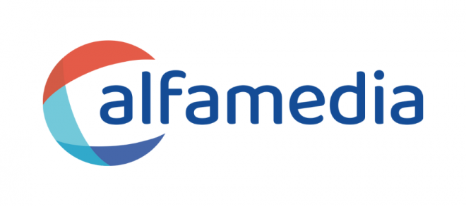 New logo for alfa Media • alfa Media Partner GmbH • Software solutions for media and publishing ...